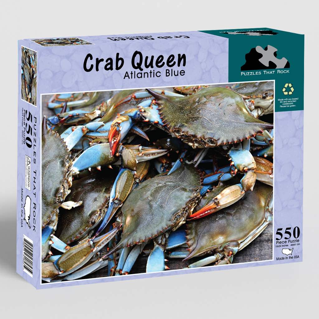 Crab Queen Puzzle | Fun Coastal Jigsaw with Beach Life Vibes – Puzzles ...