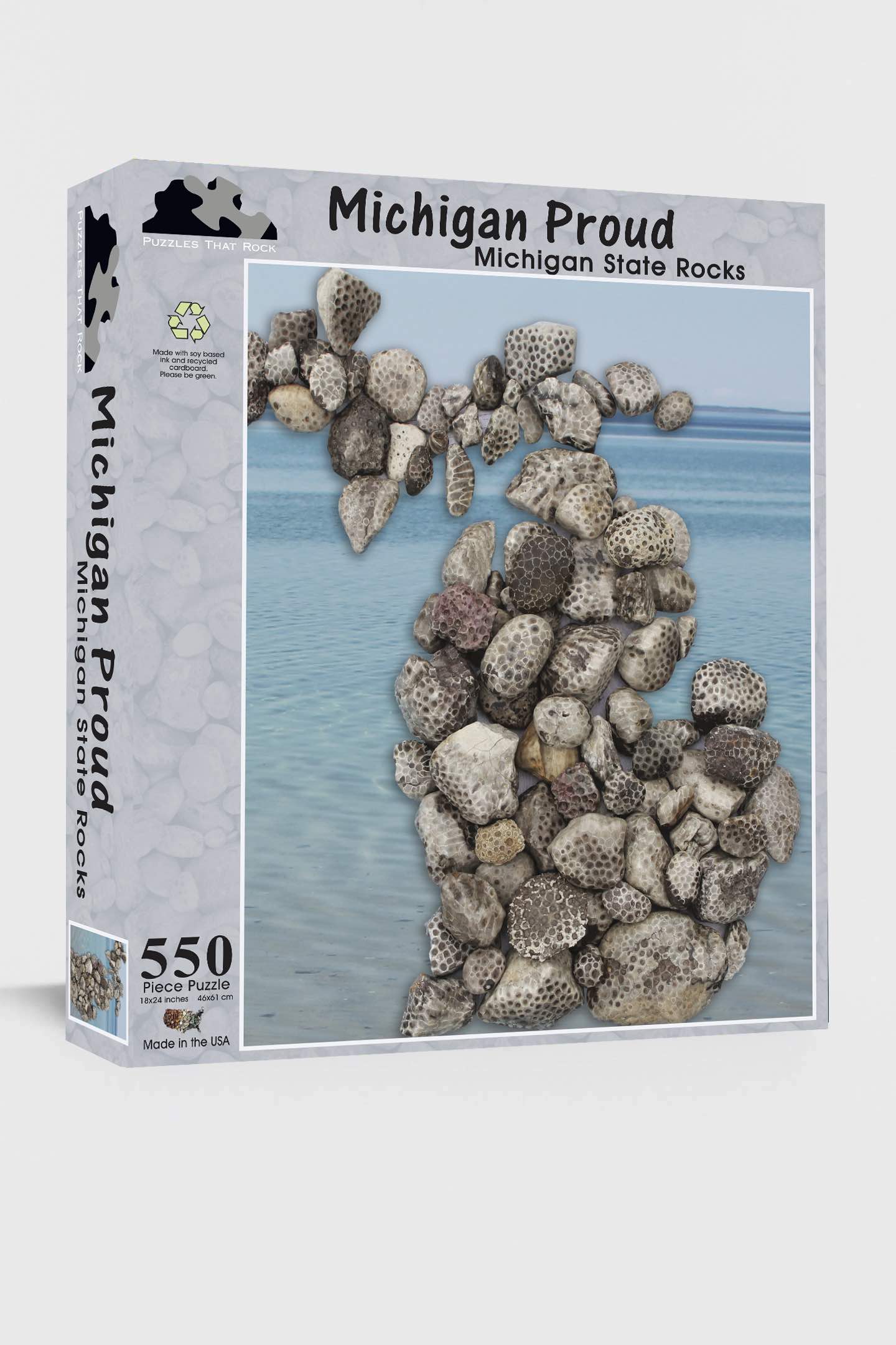 Michigan Proud Puzzle | State-Themed Jigsaw Made in the USA – Puzzles ...