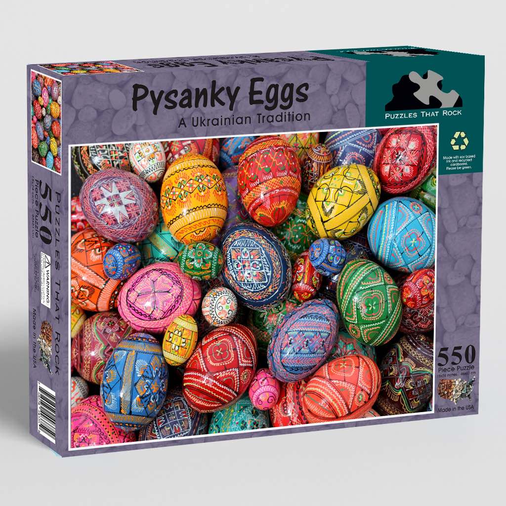 Pysanky Eggs Puzzle | Ukrainian Egg Art Jigsaw Made in the USA ...