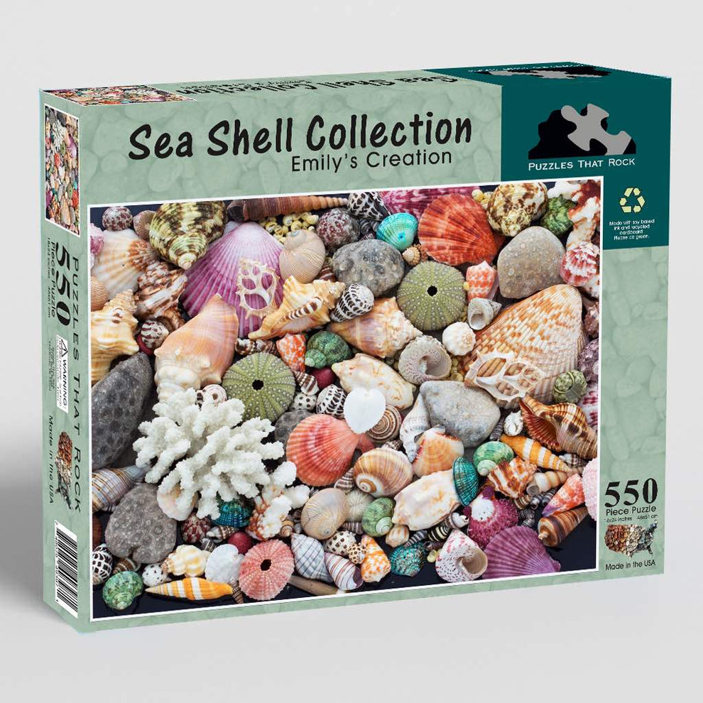 Sea Shell Puzzle | Coastal Nature Jigsaw for Decor or Gifting – Puzzles ...